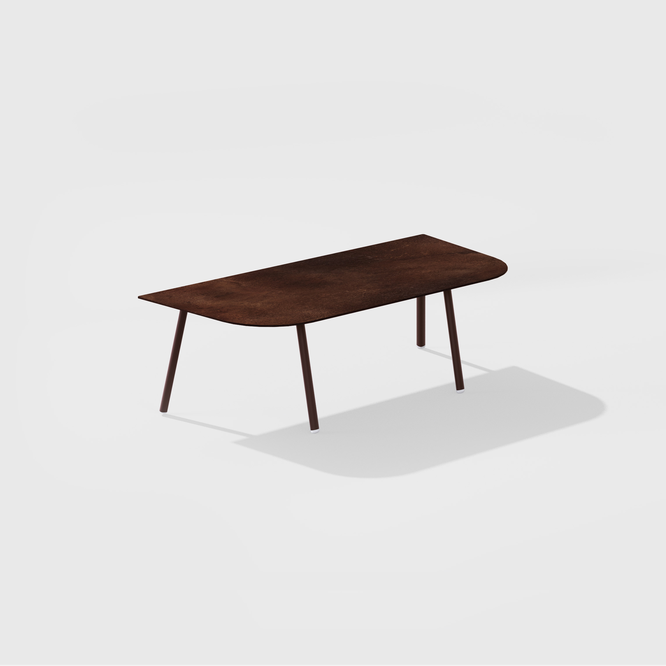 Mosaiko low table top porcelain stoneware 120 x 56 x h 38/45 cm