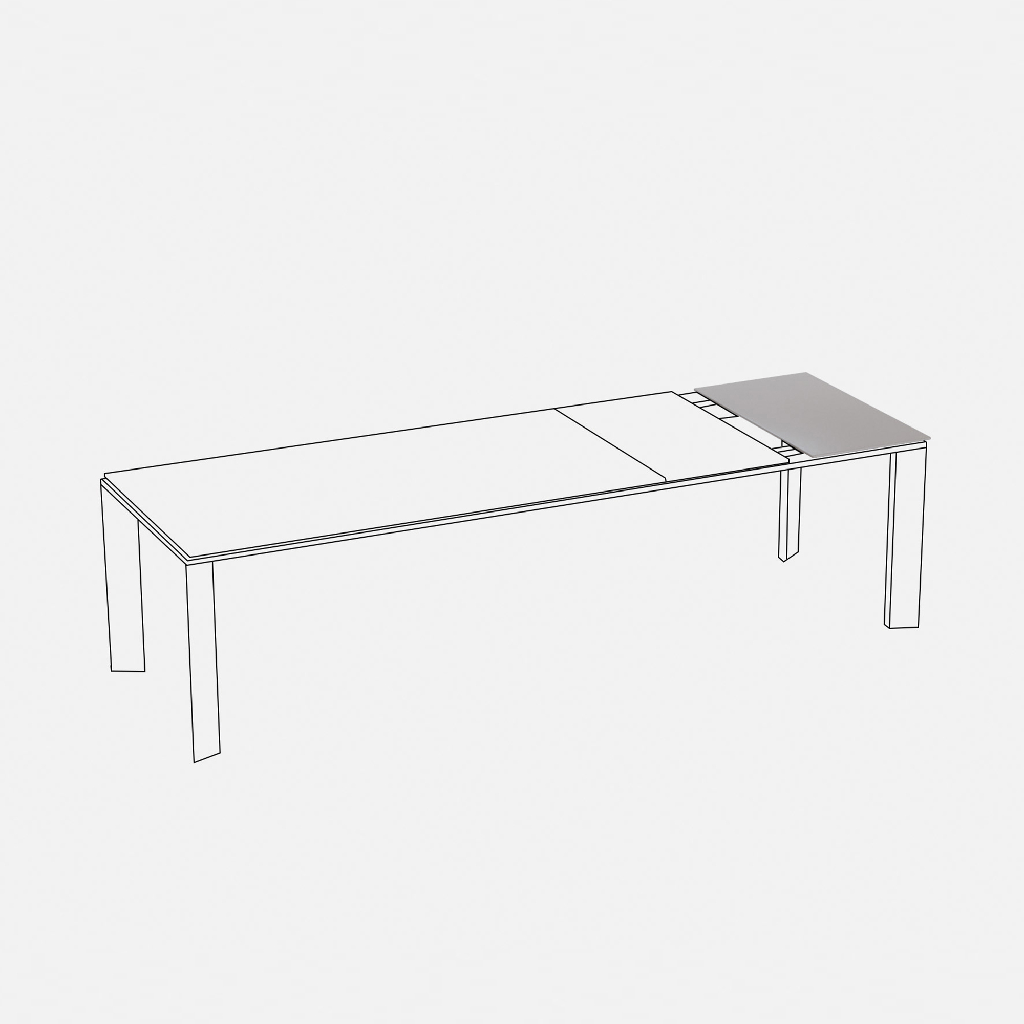 Prolunga aggiuntiva per tavolo Art.5500