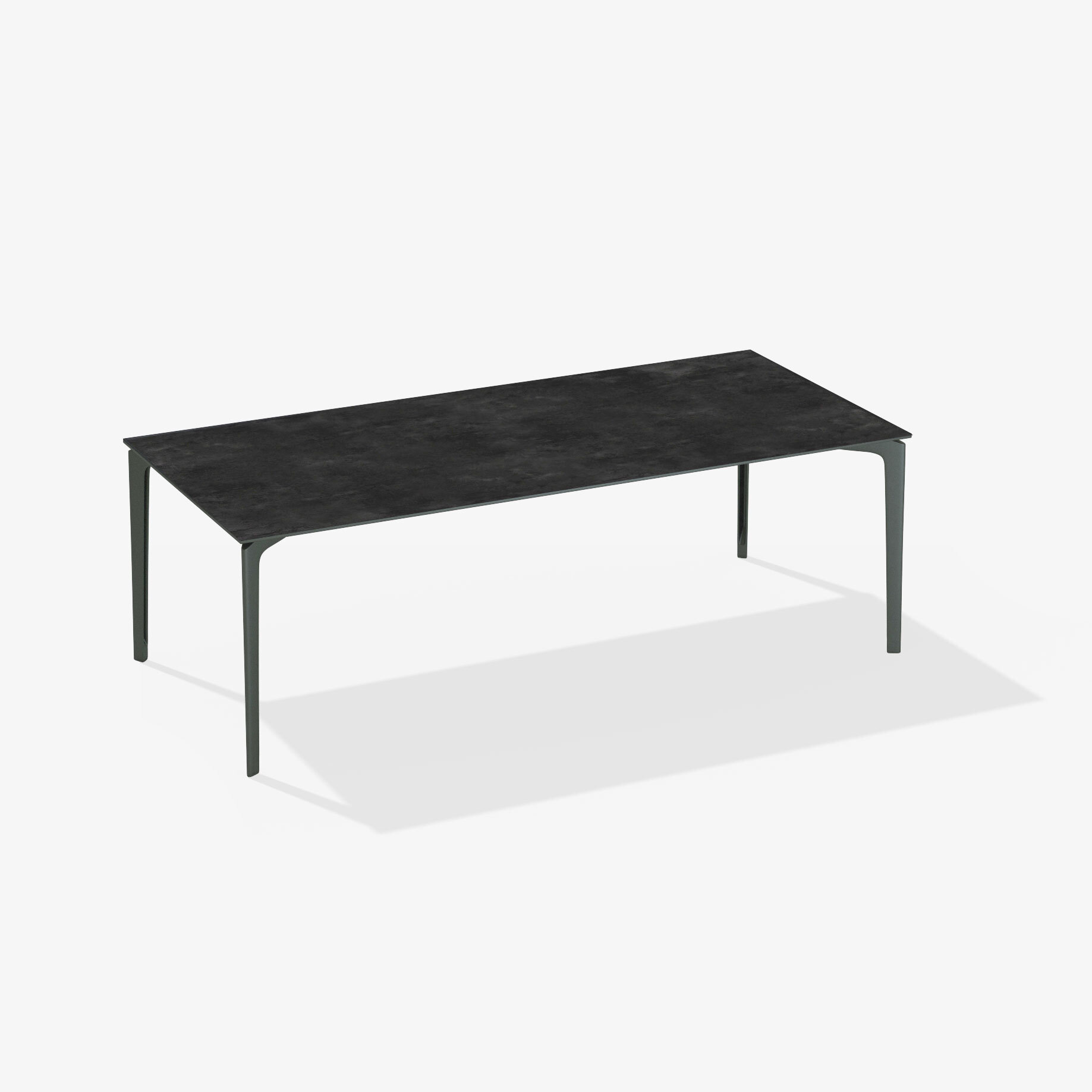 AllSize rectangular table with porcelain stoneware table top (th. mm 6 ...