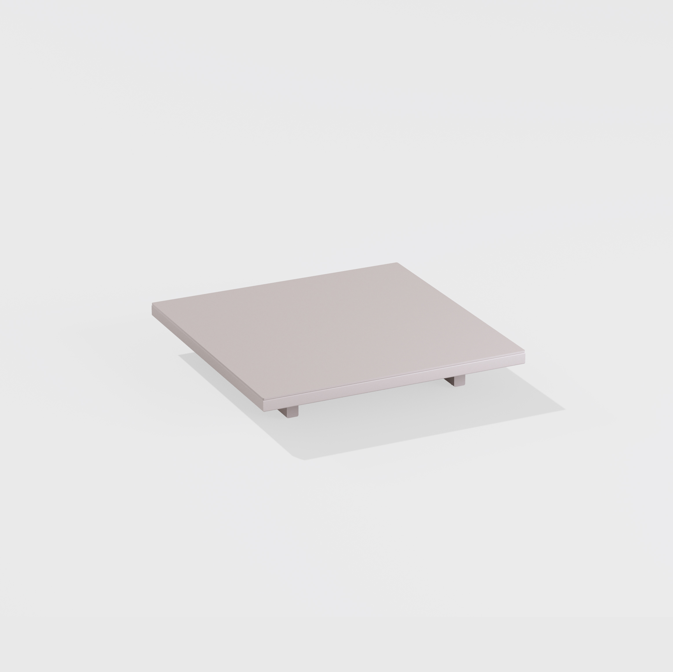 Solaris low square table 90 x 90 x h 15 cm