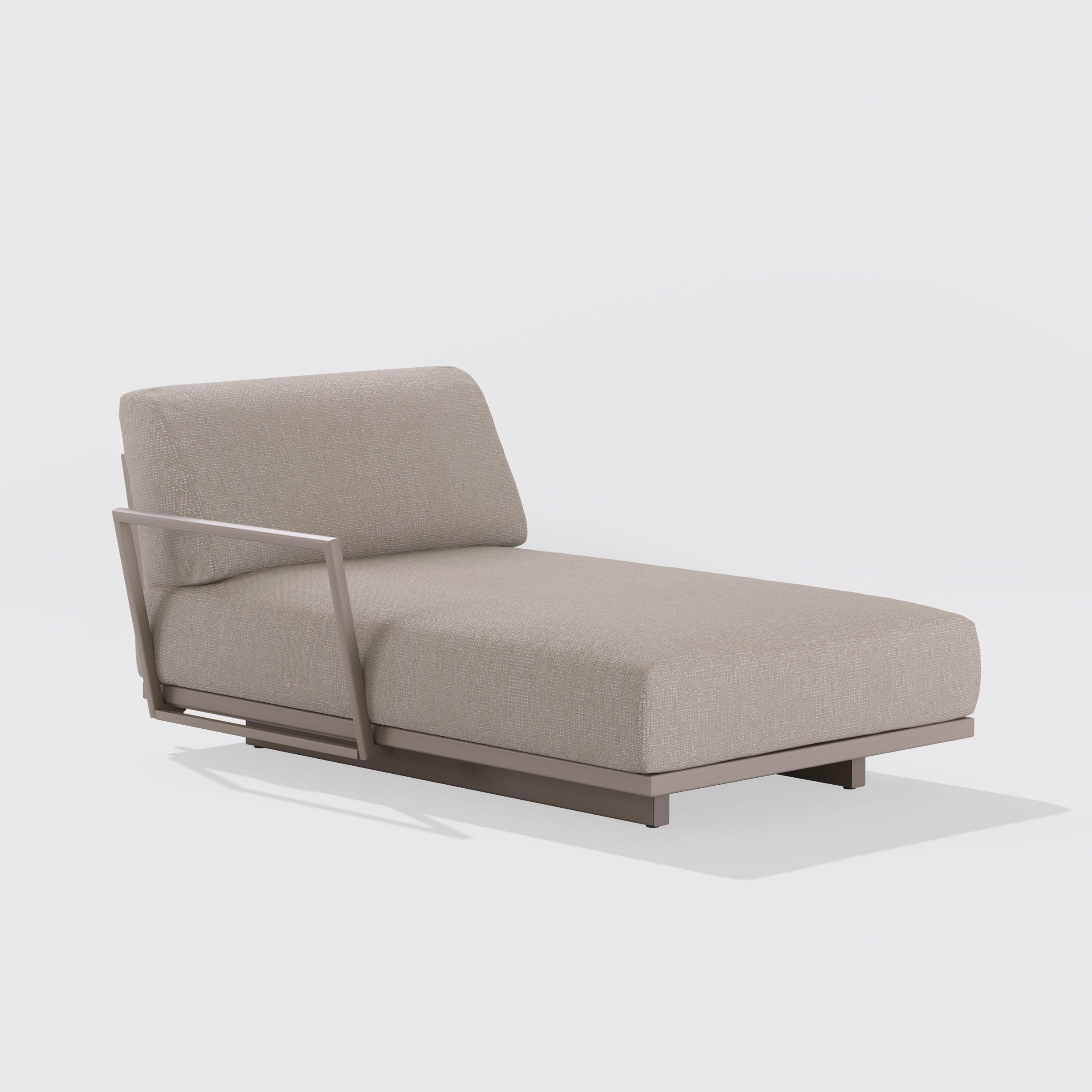 Solaris Evo dormeuse with right armrest