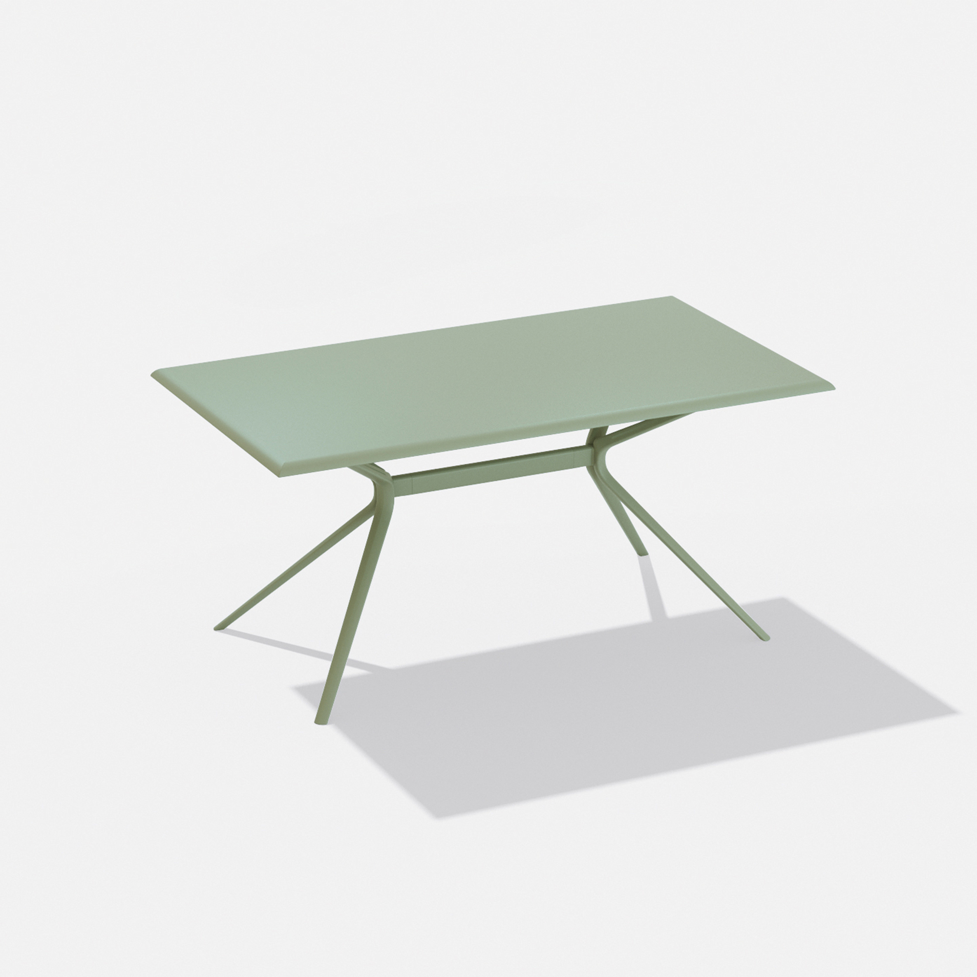 Moai rectangular table cm 160 x 90 x h 74