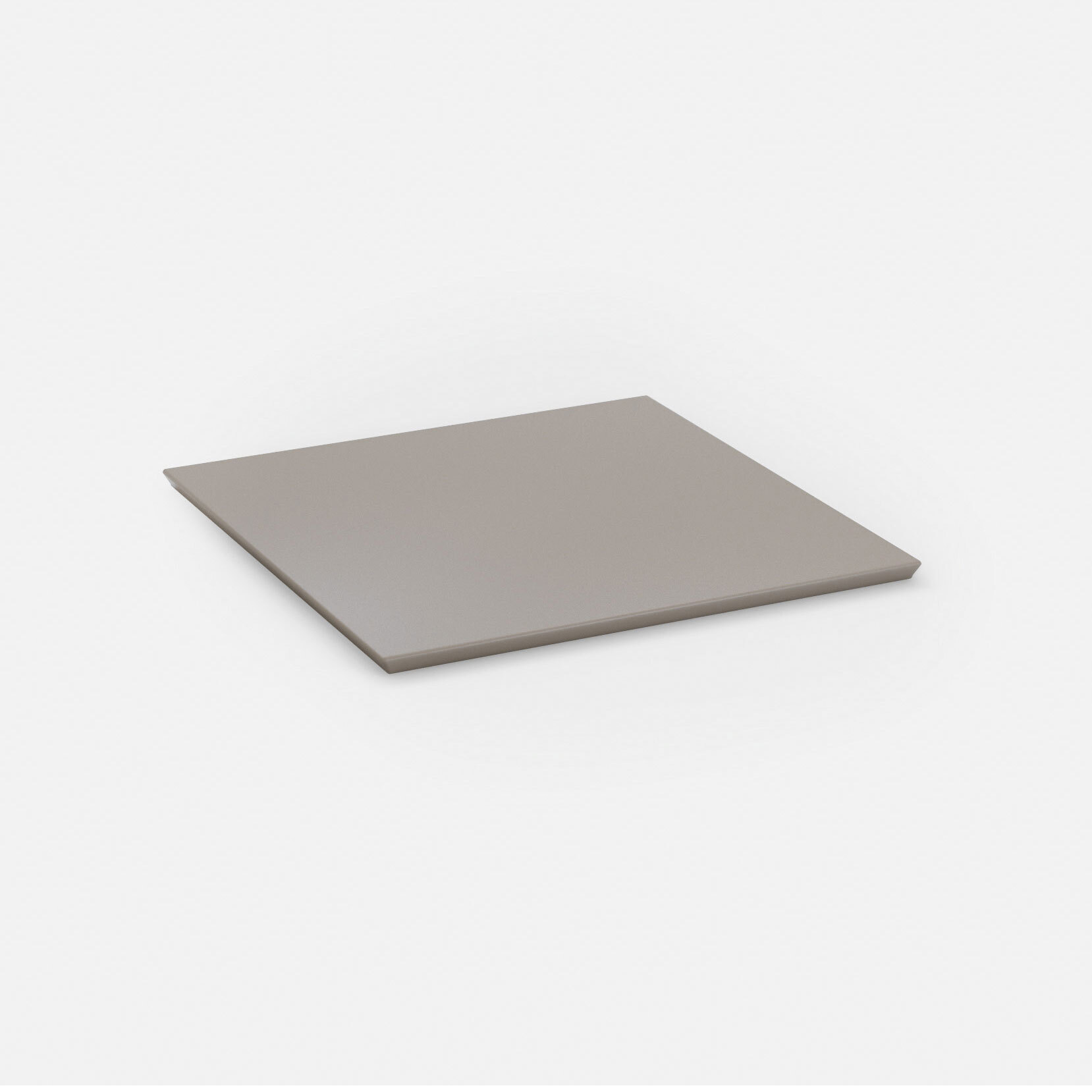 Universal square table top in painted aluminium for 4-branched supports ...